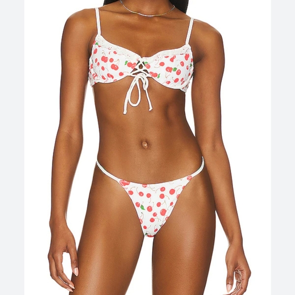 Frankie's Bikinis | Swim | Newfrankies Bikinis Sydney Sweeney In Cherry Bomb Bikini Bottom ...